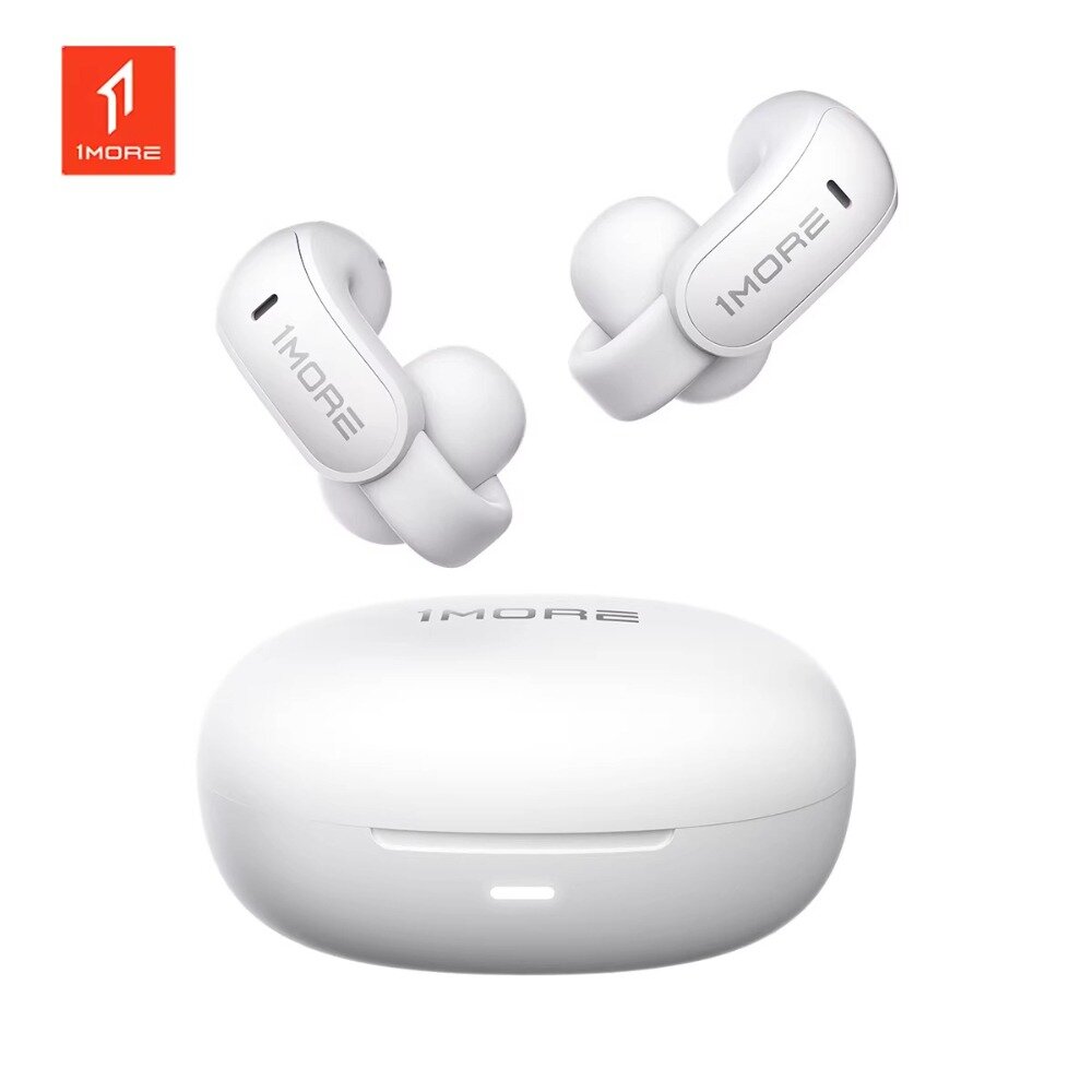 1MORE S12 Ушной зажим IPX5 Водонепроницаемые беспроводные наушники Bluetooth 5.4 для геймеров с низкой задержкой