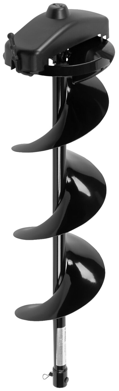 Шнек для льда IR-200, диаметр 200 мм, длина 800 мм, соединение 20 мм, съемный нож Denzel, 56003