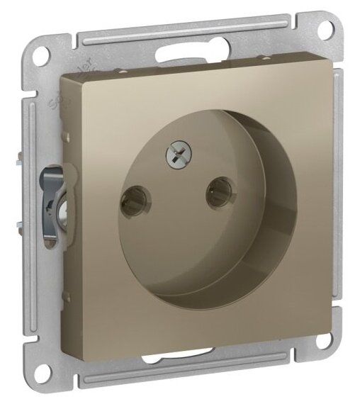 Розетка Systeme Electric (schneider Electric) SCHNEIDER ELECTRIC ATLASDESIGN 16А, механизм, шампань ATN000541