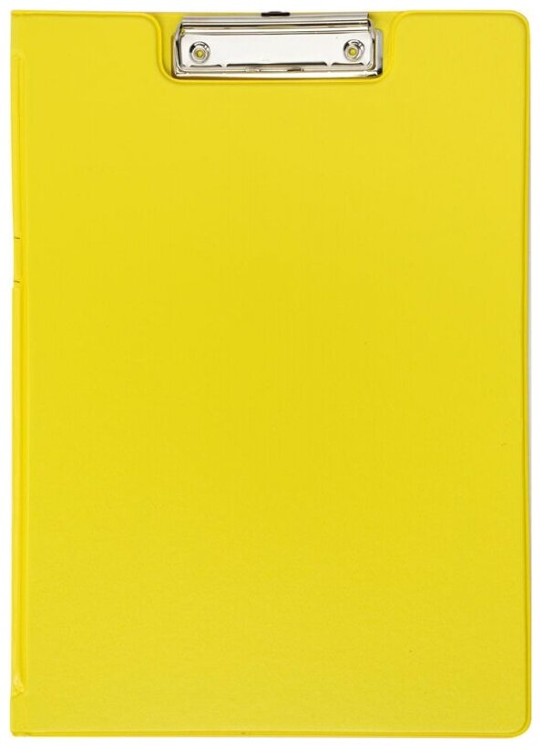 Папка-планшет с зажимом и крышкой Attache Bright colours A4 желтый 1350753