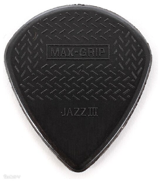 Набор медиаторов DUNLOP 471R3S Max-Grip Nylon Jazz III, 1,38 мм, упаковка 24 шт.