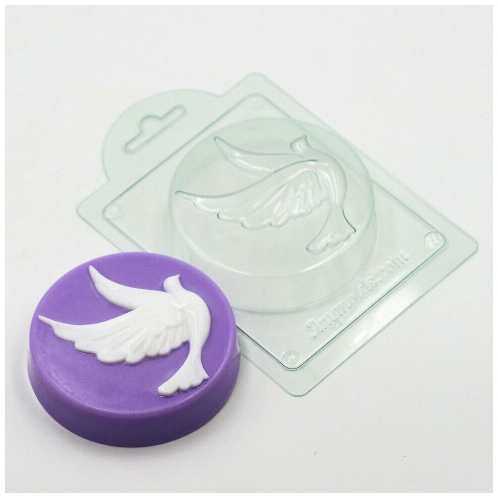 Пластиковая форма для мыла: Голубь Мира