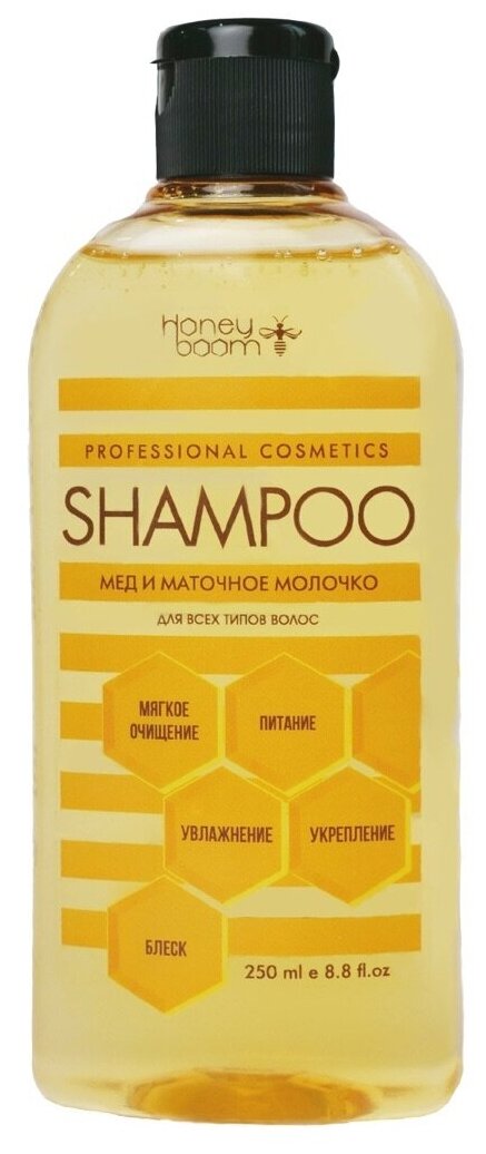 Шампунь для волос Shampoo HONEY BOOM 250 мл