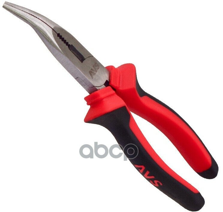 Длинногубцы изогнутые 180 мм AVS DLG0180-C AVS арт. A40189S