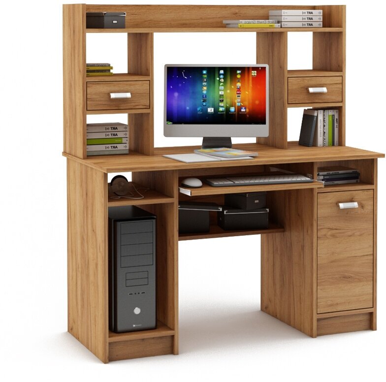 Стол компьютерный, стол письменный Имидж (Арсенал) 31 Дуб золотистый