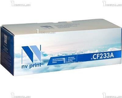 Картридж NV Print CF233A (33A) черный для HP LaserJet Ultra M134a/M134fn/M106w совместимый (2.3К) (NV-CF233A)