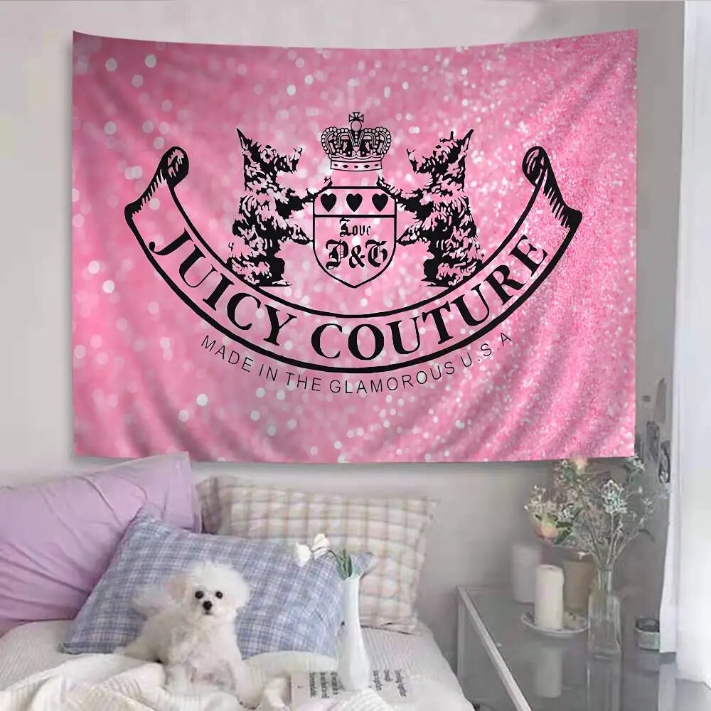 Гобелен J-Juicy-Couture Бохо с Мандала Розовый, 60x90 cm, z2
