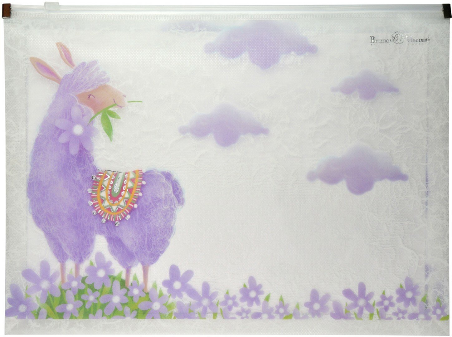 Папка для тетрадей А4 "лавандовые ламы" 2 вида (14-037/02)