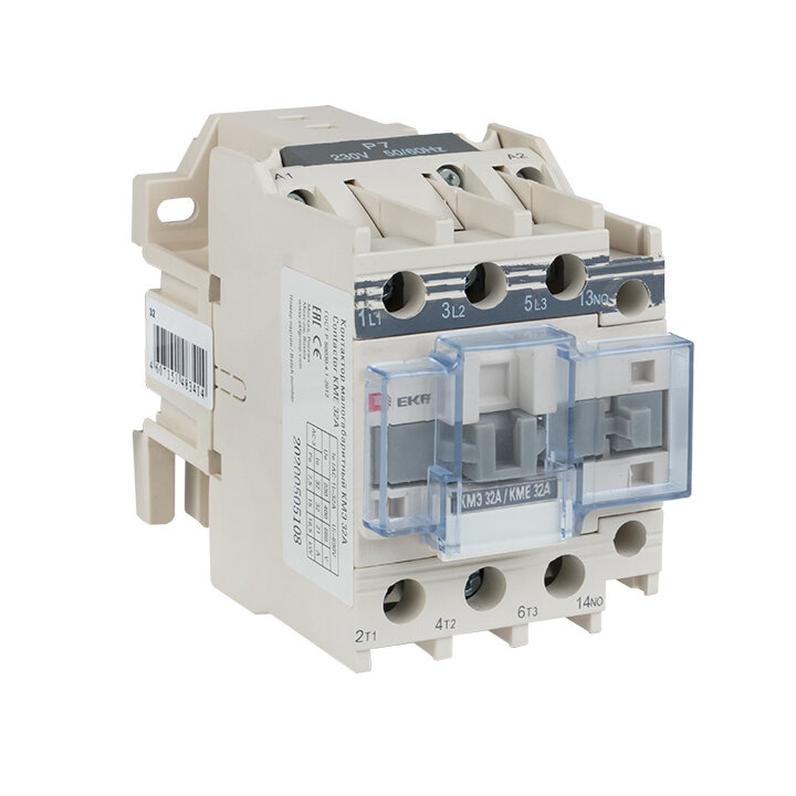 Контактор КМЭ EKF PROxima ctr-s-32-220, 3P 32А 400/230В AC 15кВт, 1 шт