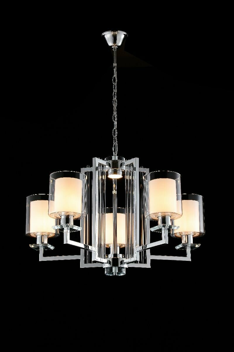 Подвесная люстра iLamp King RM6201-5 CR+CL