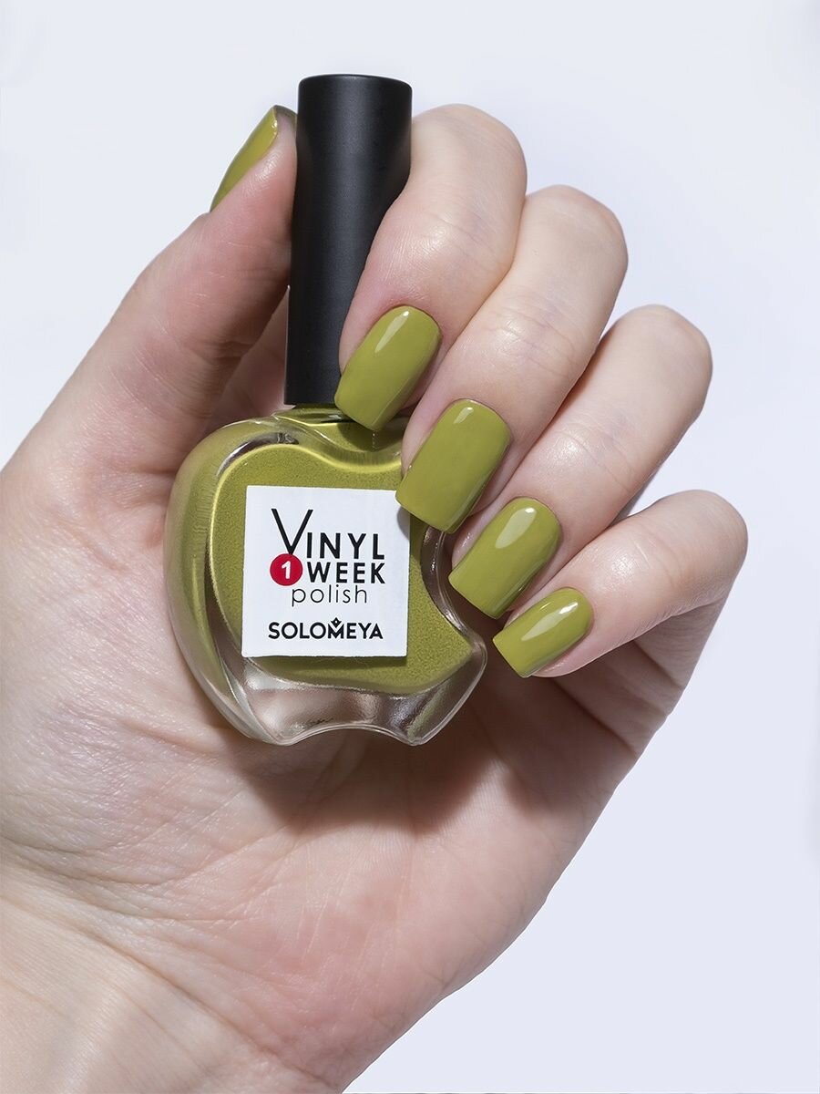 Solomeya Недельный лак One Week Vinyl Polish Olive Branch 34, 13 мл.