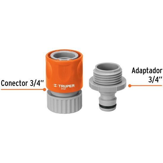 Коннектор для шланга Truper быстрозащелкивающийся CLICK-ACC 12722