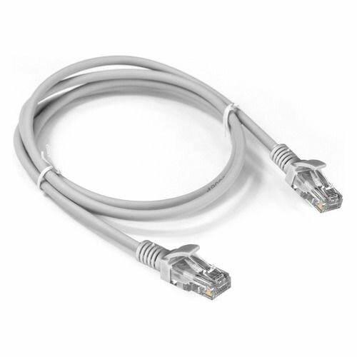 Патч-корд EXEGATE UTP-RJ45-RJ45-5e-1,5M-LSZH-GY UTP, кат.5E, 1.5м, 4 пары, алюминий омедненный, многожильный, белый