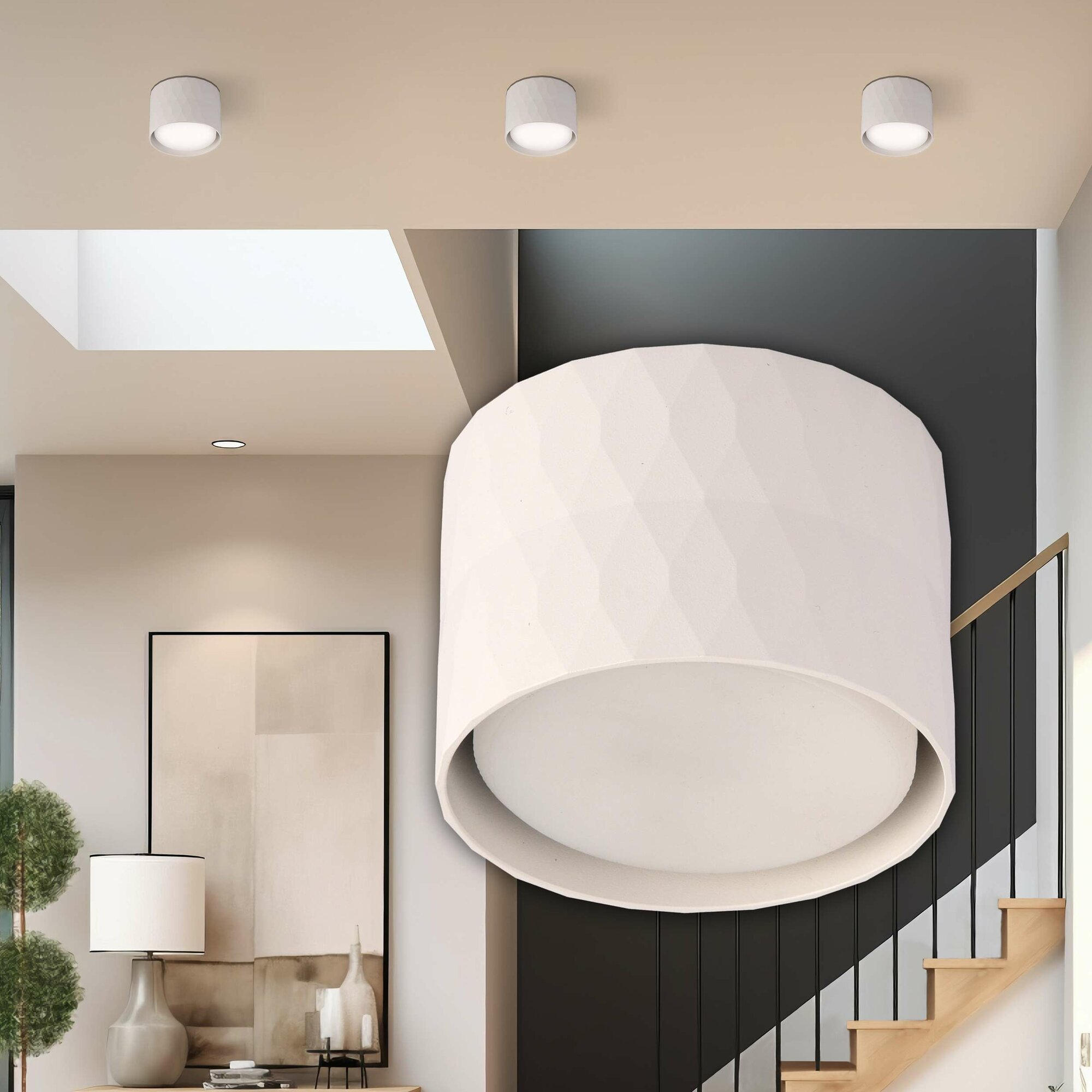 Светильник накладной (спот) De Fran AL-5637 GX53 15Вт 220В белый металл