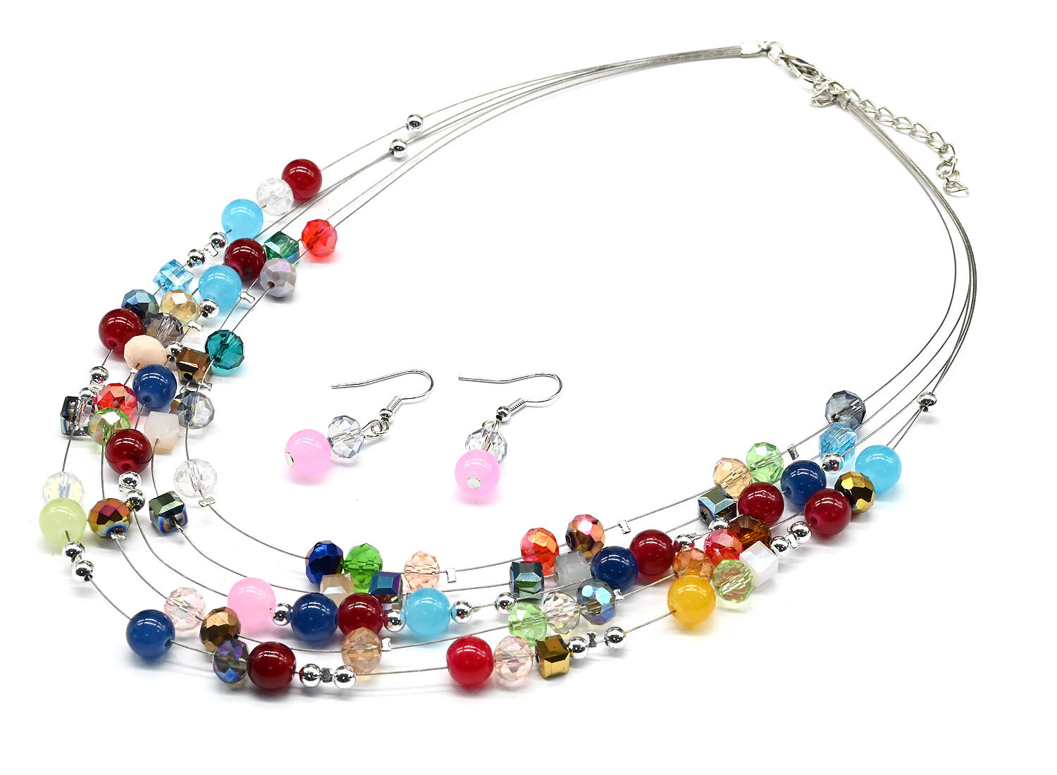 Колье, циркон