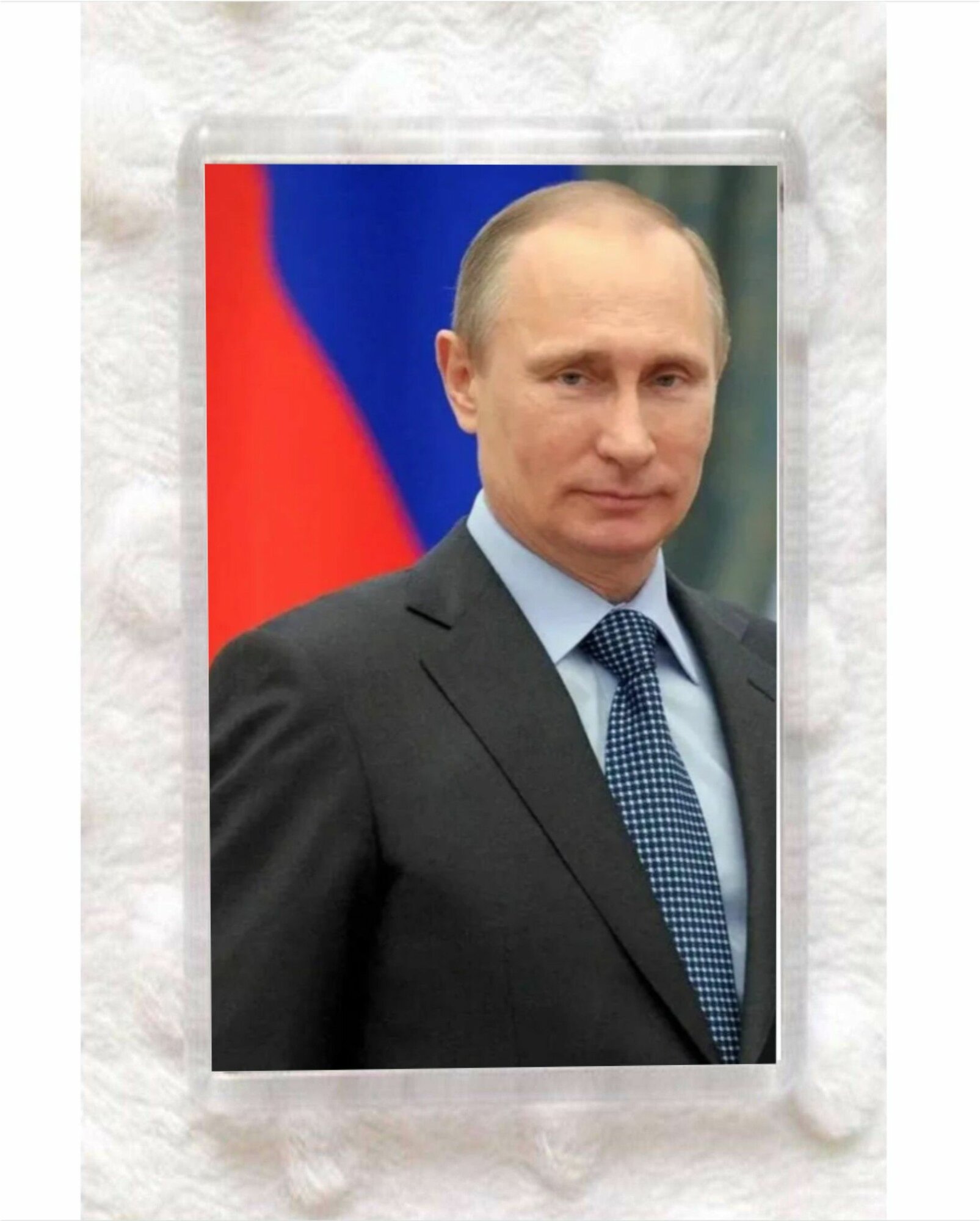 Магнит акриловый с принтом "Путин"