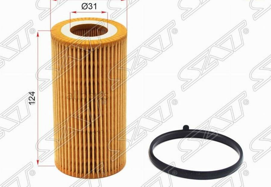 SAT ST-06D115562 Фильтр масляный Audi A3 03- / A4 00-09