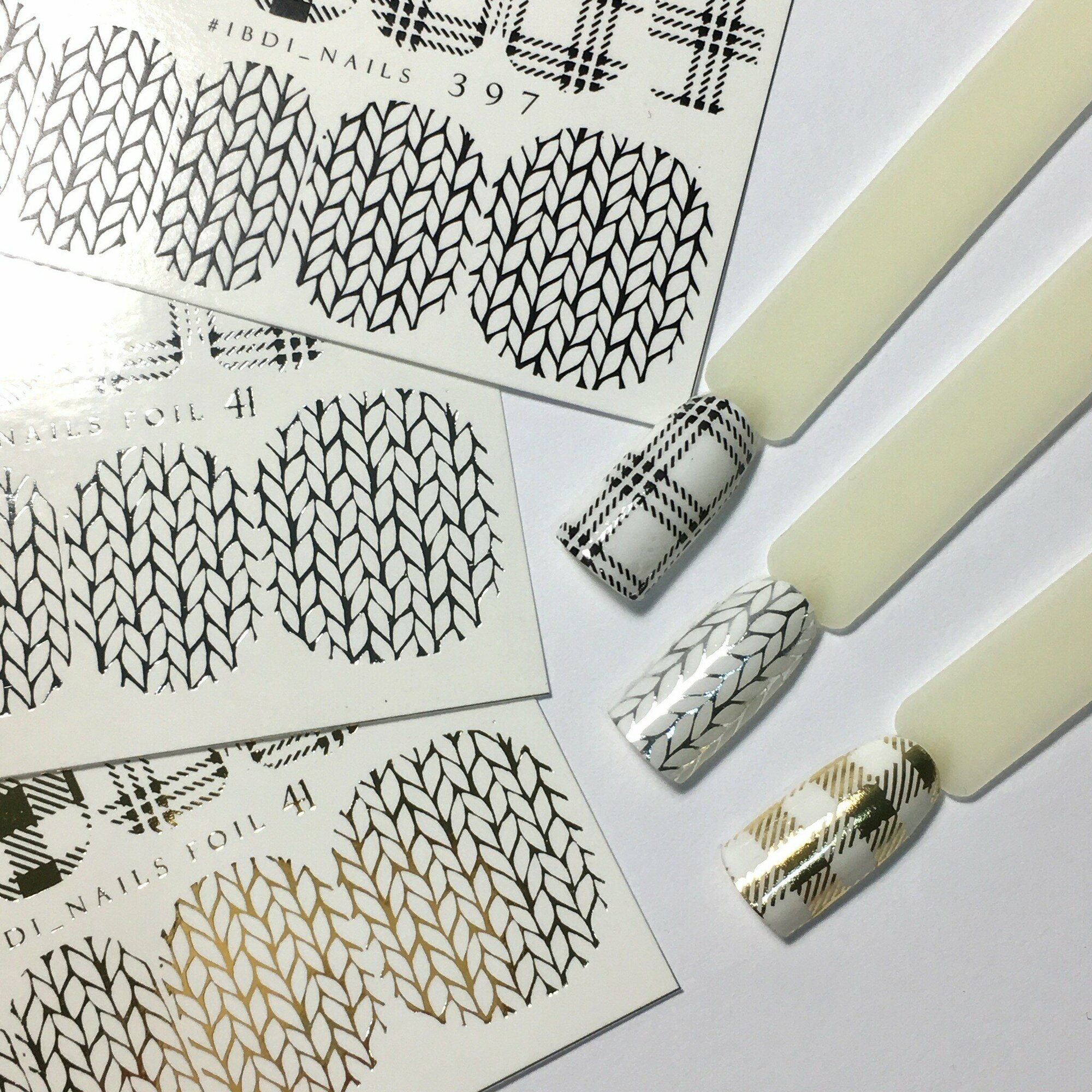 Фольгированный слайдер ibdi FOIL №41 (серебро)