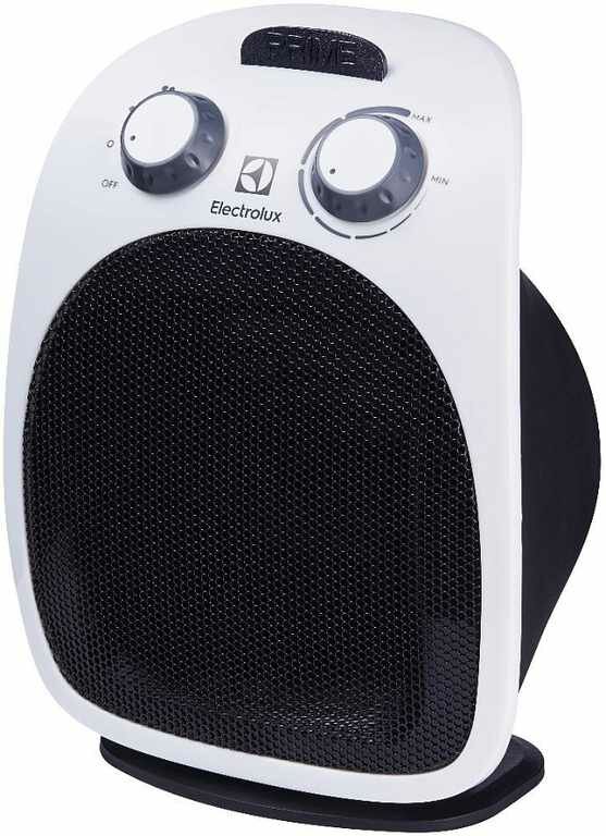 Тепловентилятор бытовой 1.50кВт (20кв. м) бело-черный 2 уровн. мощности, 15634691, ELECTROLUX