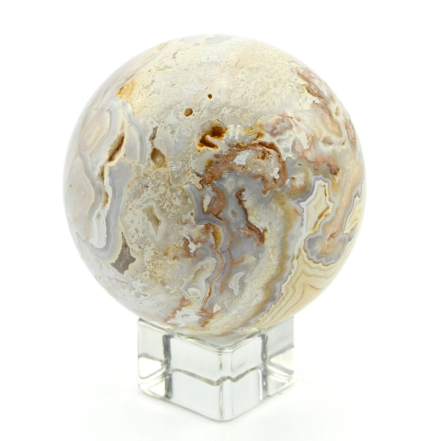 Шар из агата, диаметр 60мм .