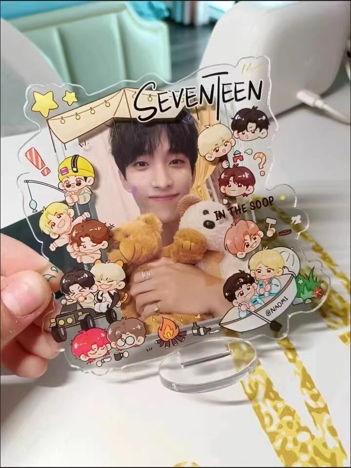 Акриловая фоторамка, стенд для фото, карточки кпоп Seventeen