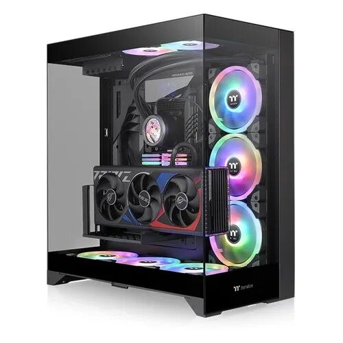 Корпус ATX Thermaltake CTE E550 TG, Midi-Tower, без БП, черный [ca-1z8-00m1wn-00]