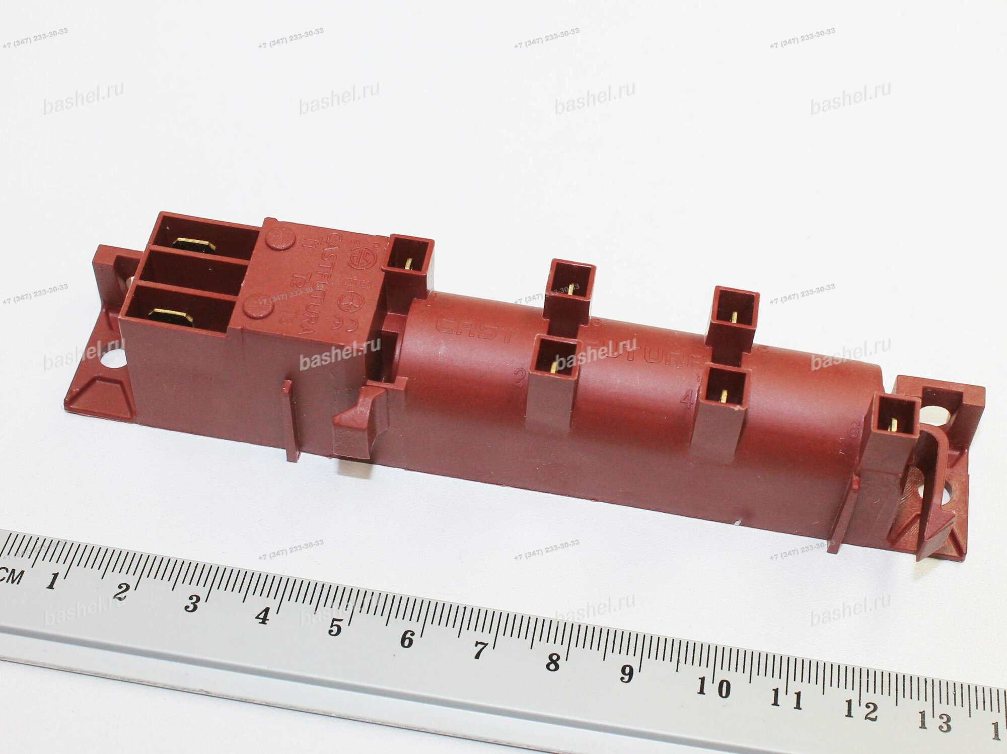 Блок розжига для газовых плит GDR24600 0,6W, 230V, Т120 (6 свечей, многоискровой, универсальный)