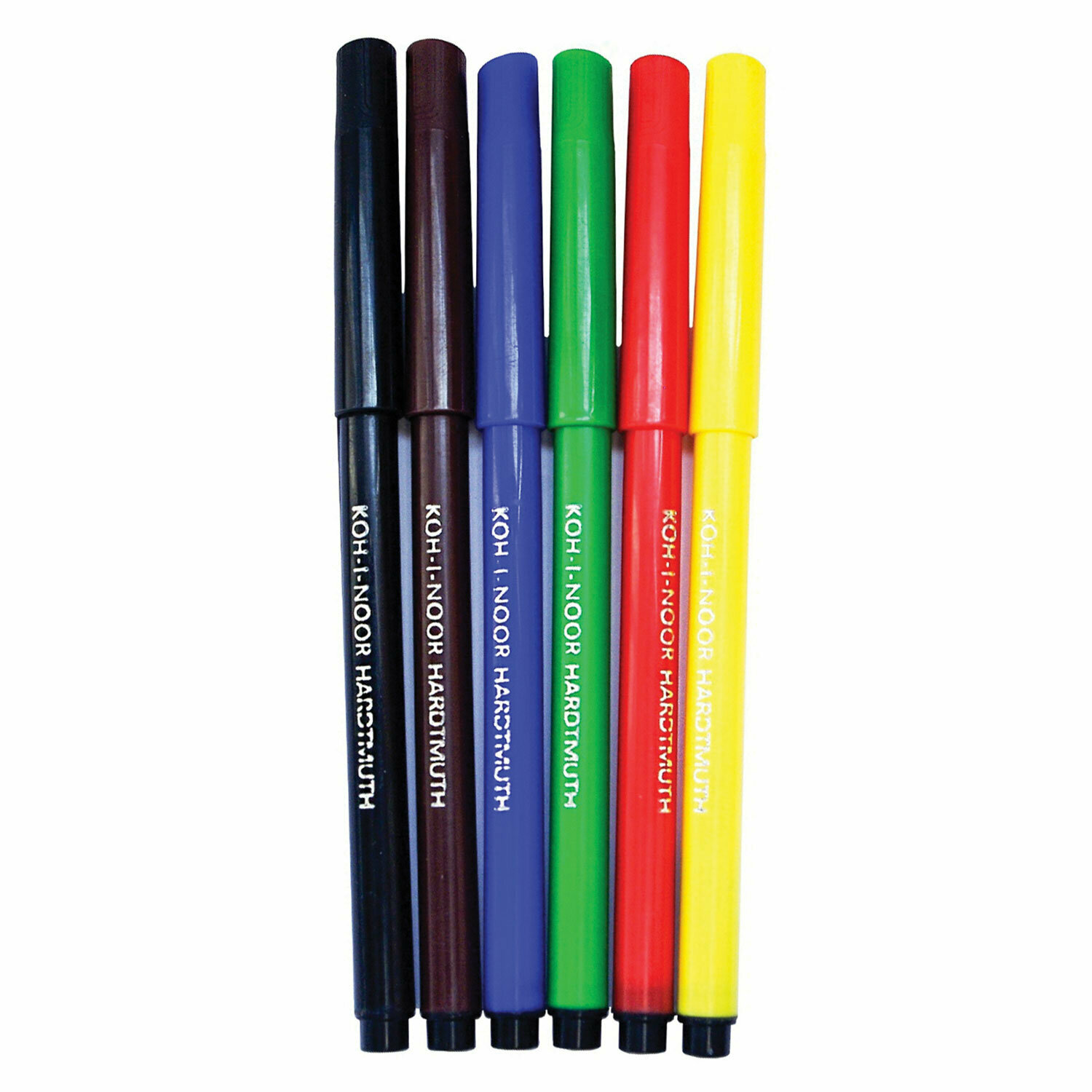 Упаковка 12 шт. Фломастеры KOH-I-NOOR "TEENAGE" 1002, 6 цветов, смываемые, картонная упаковка, европодвес, 771002JF23KS