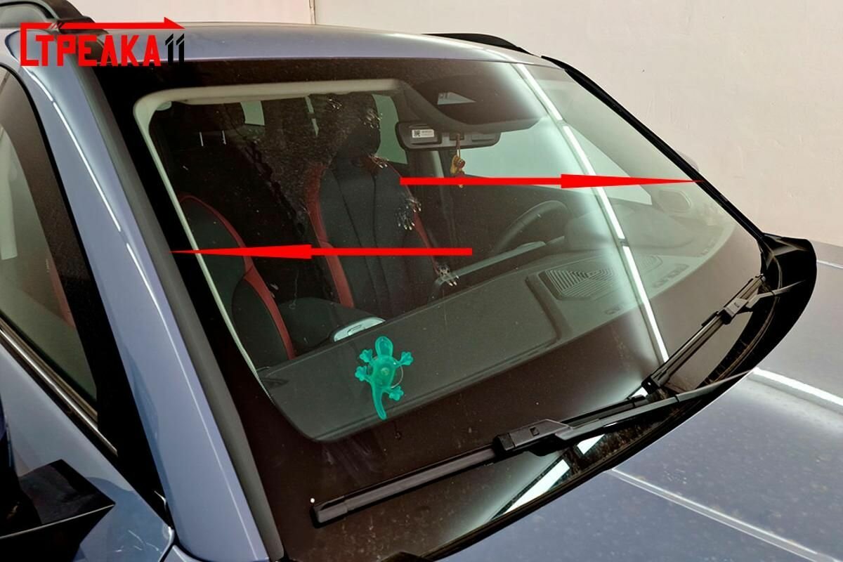 HAVAL H3 2023-н. в. (I) - Водосток (дефлектор) лобового стекла