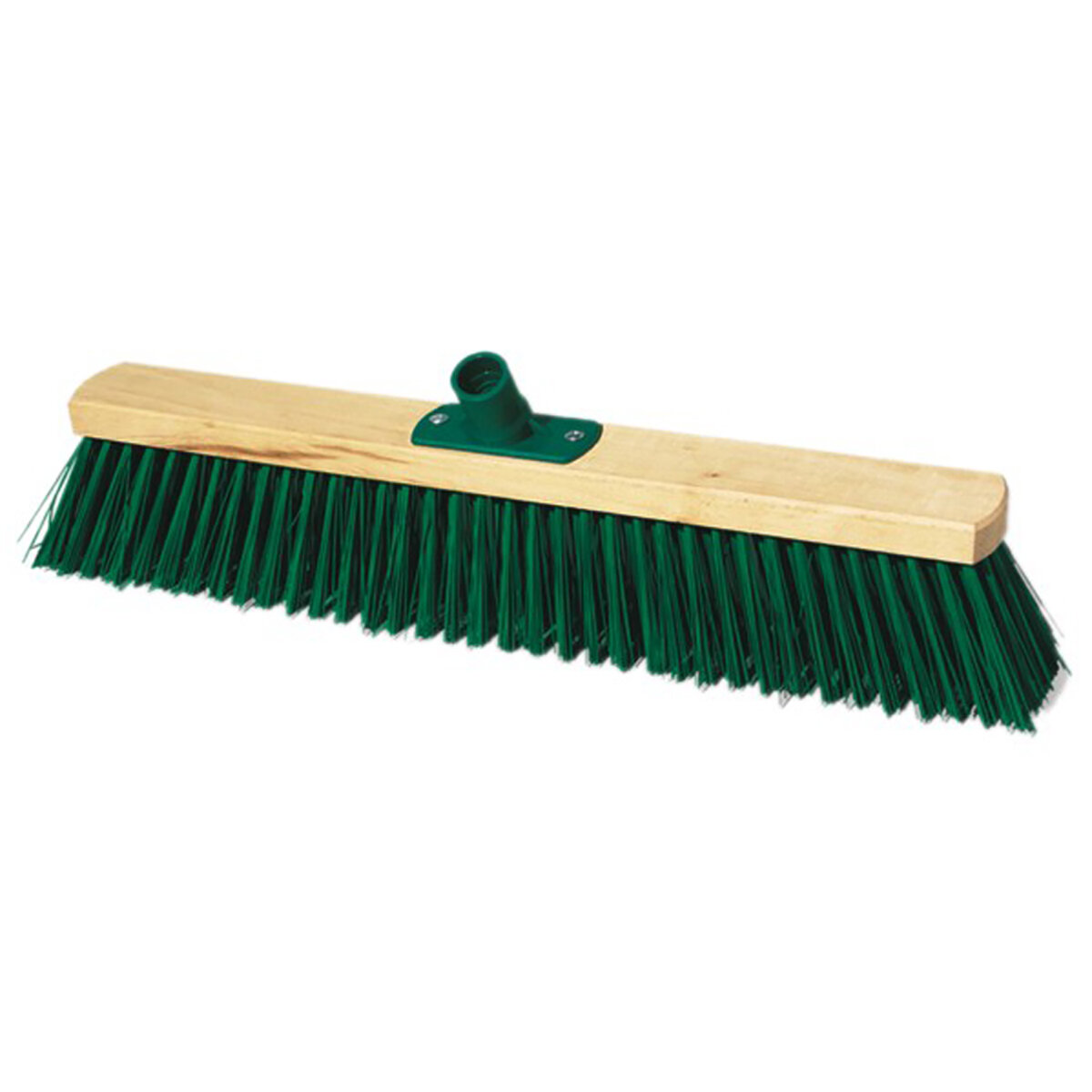 Щетка уличная "York", без черенка, искуственная щетина, деревянное основание, 50 см.