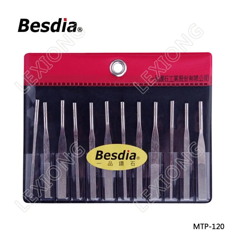 Алмазные напильники Besdia MTP120, набор