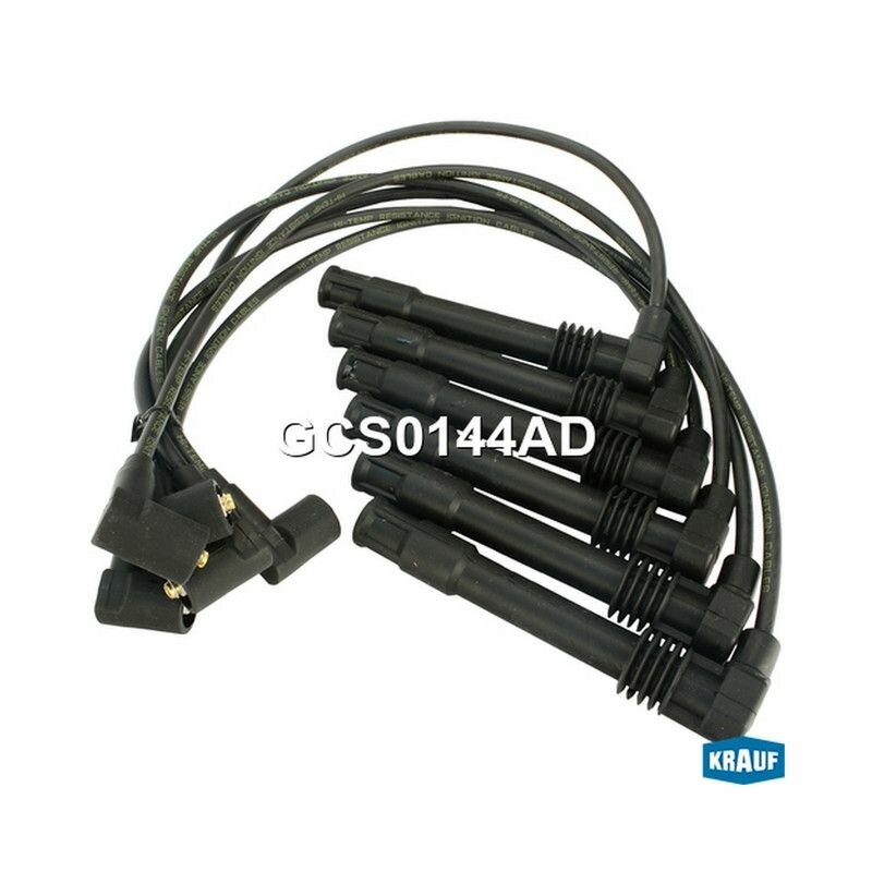 Провода высоковольтные KRAUF GCS0144AD для а/м AUDI A4, A6, A8, SKODA SUPERB, VW PASSAT