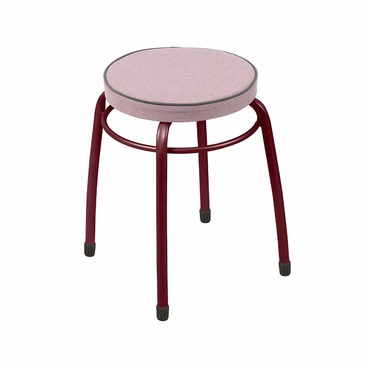 Табурет для кухни НИКА Фабрик 4, мягкое круглое сиденье, лавандовый, 32 см