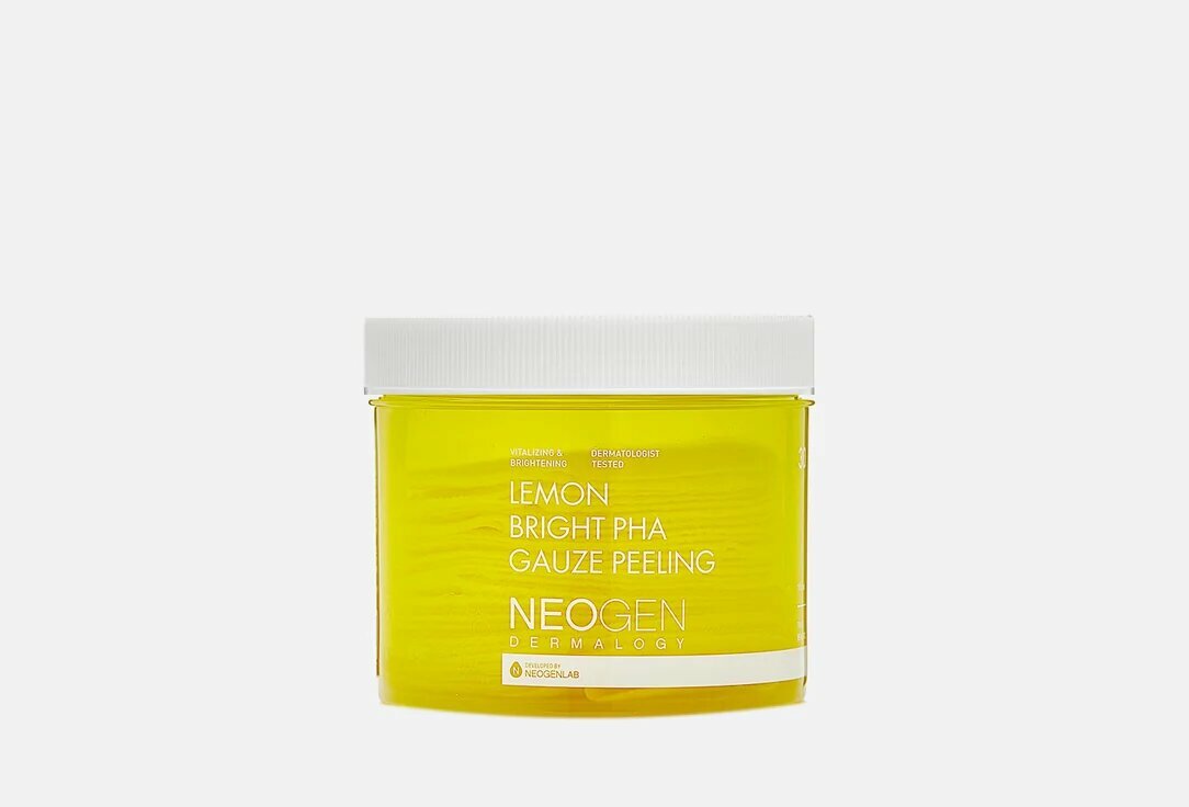 Отшелушивающие диски для лица Neogen LEMON BRIGHT GAUZE PEELING, 30 шт