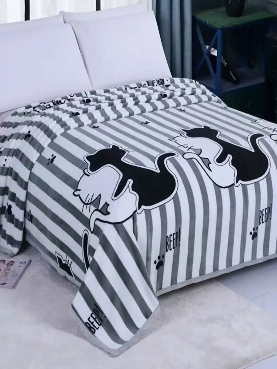 Плед 200х220 евро на кровать Lindo