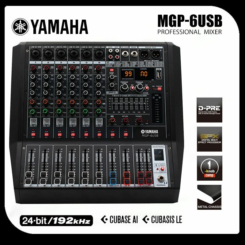 Yamaha MGP-6USB Аналоговый микшерный пульт