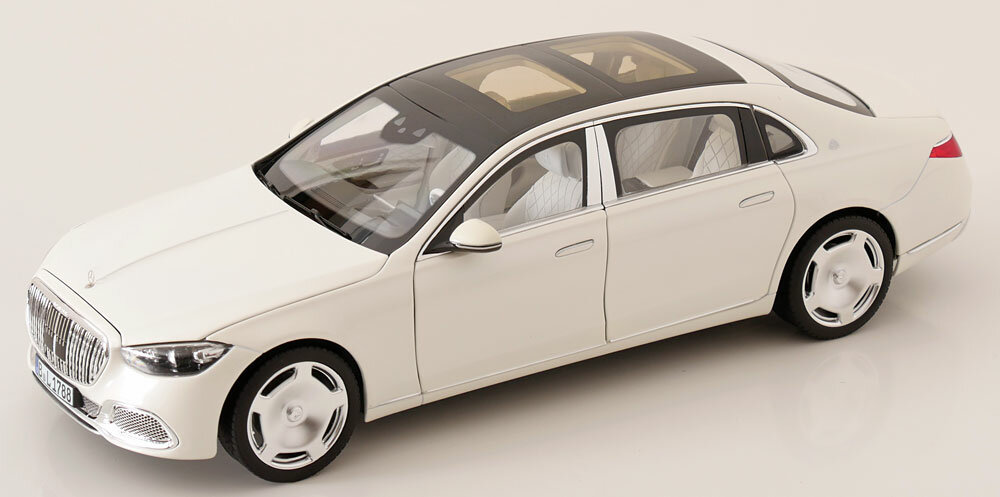 Модель коллекционная NOREV Mercedes maybach s 680 4 matic 2021 white-metallic / мерседес майбах белый