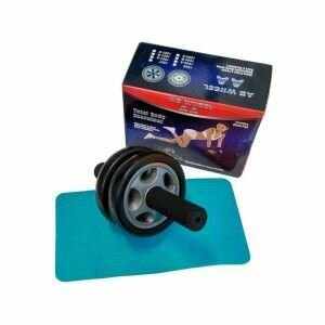 Ролик гимнастический, двойной, с ковриком, 290*140*17мм, 07556