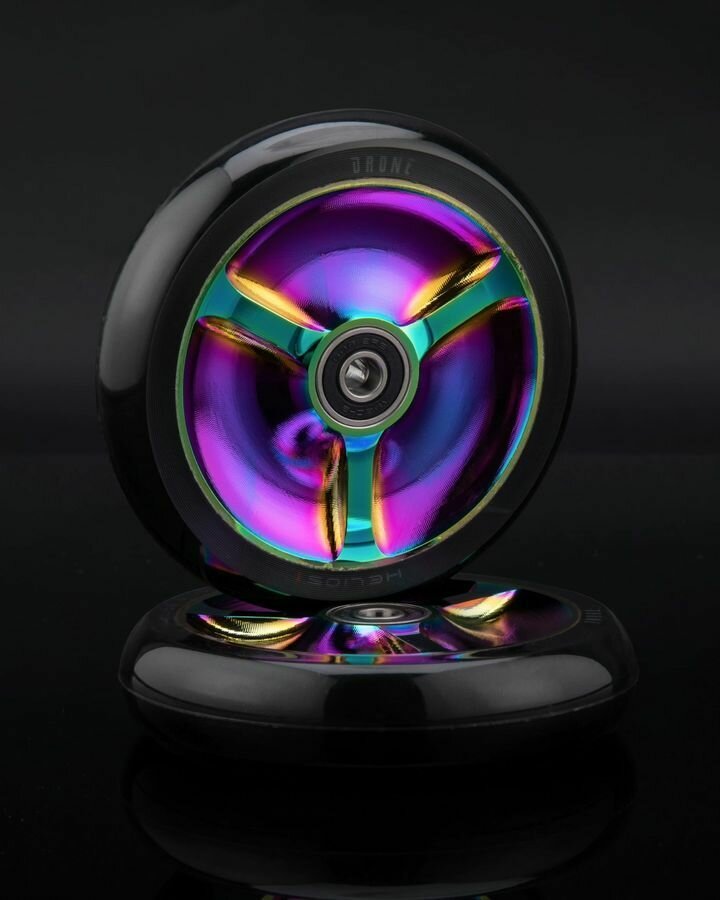 Колесо (1 штука) для трюкового самоката Drone Luxe 3 Wheel 110mm 88A Neochrome