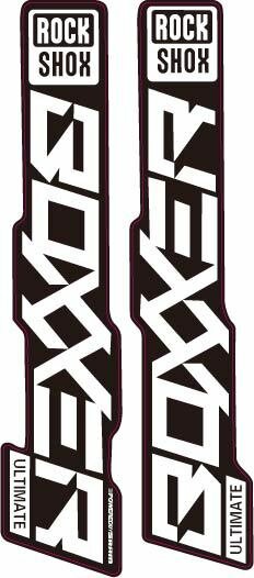 Наклейка LYRIK ROCK-SHOX, для горного велосипеда, передняя вилка, 2018 г.