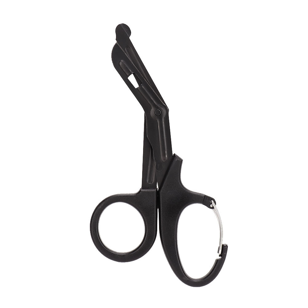 Многотул тактическая аварийная выживаемость спасение ножниц на открытом воздухе для походов на открытый кемпинг (черный)