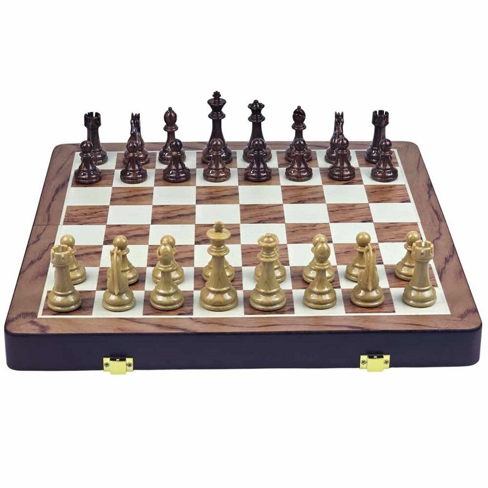 Шахматы 2в1 (шашки) подарочные классические