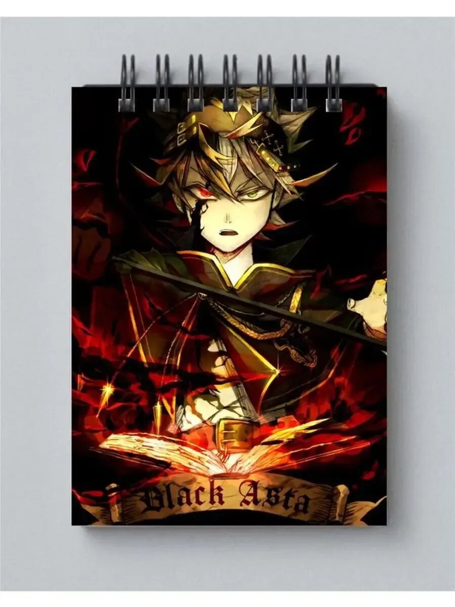 Блокнот Черный Клевер/A6