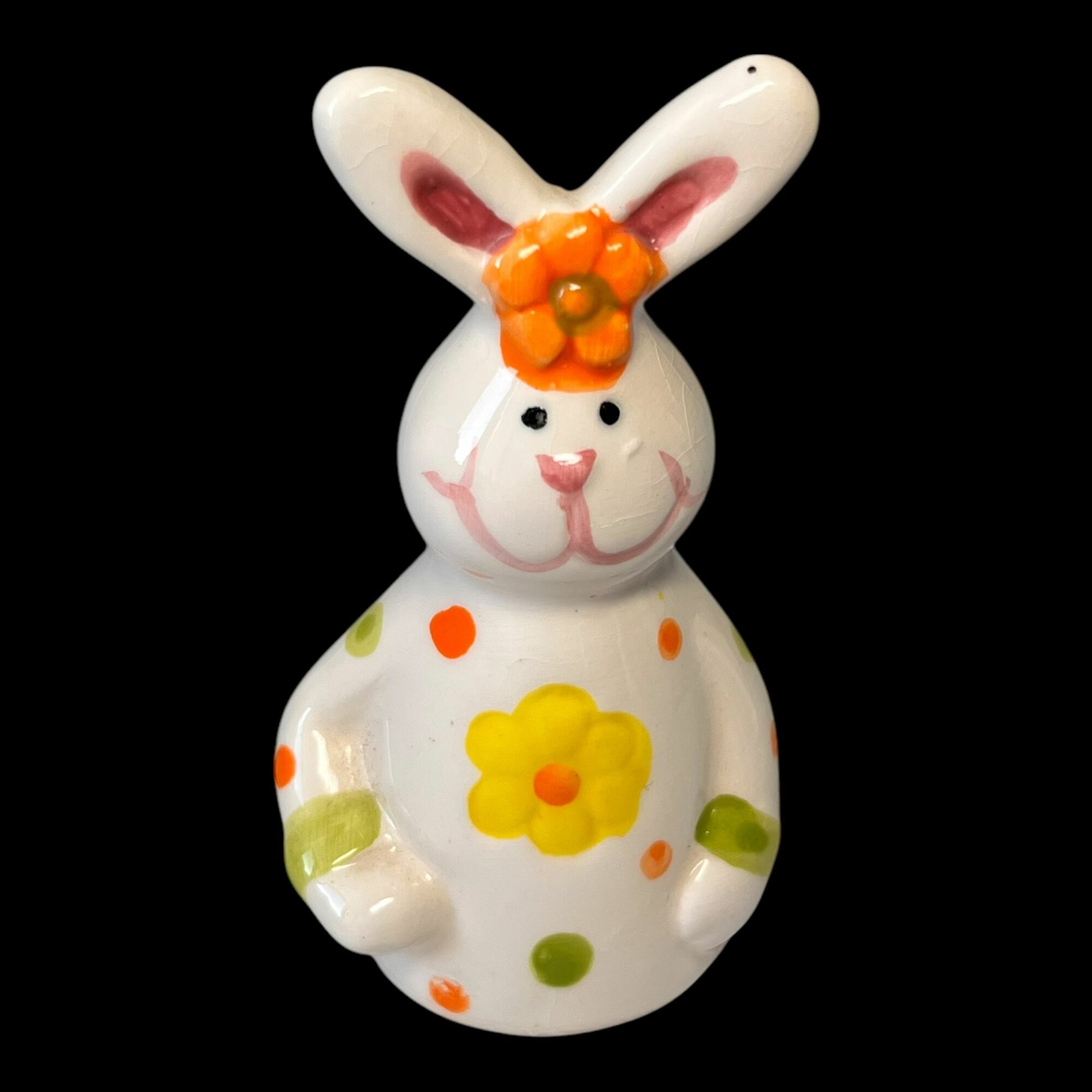 Винтажная перечница заяц, кракелюр, времен СССР