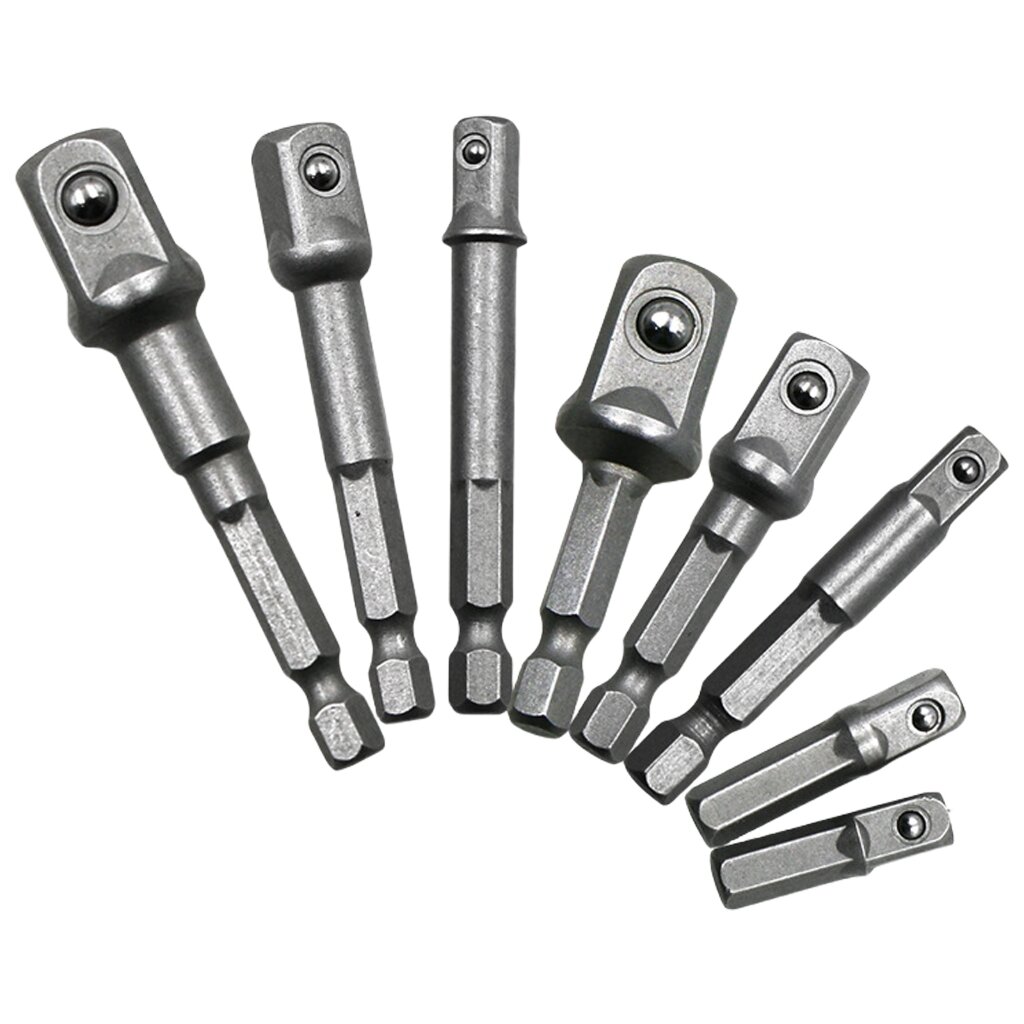 3/8 шт. Адаптер Для Сверла 1/4 3/8 1/2 Гнездо Для Гайковерта С Шестигранным Хвостовиком Удлинитель Адаптер Для Отвертки Ручной Инструмент