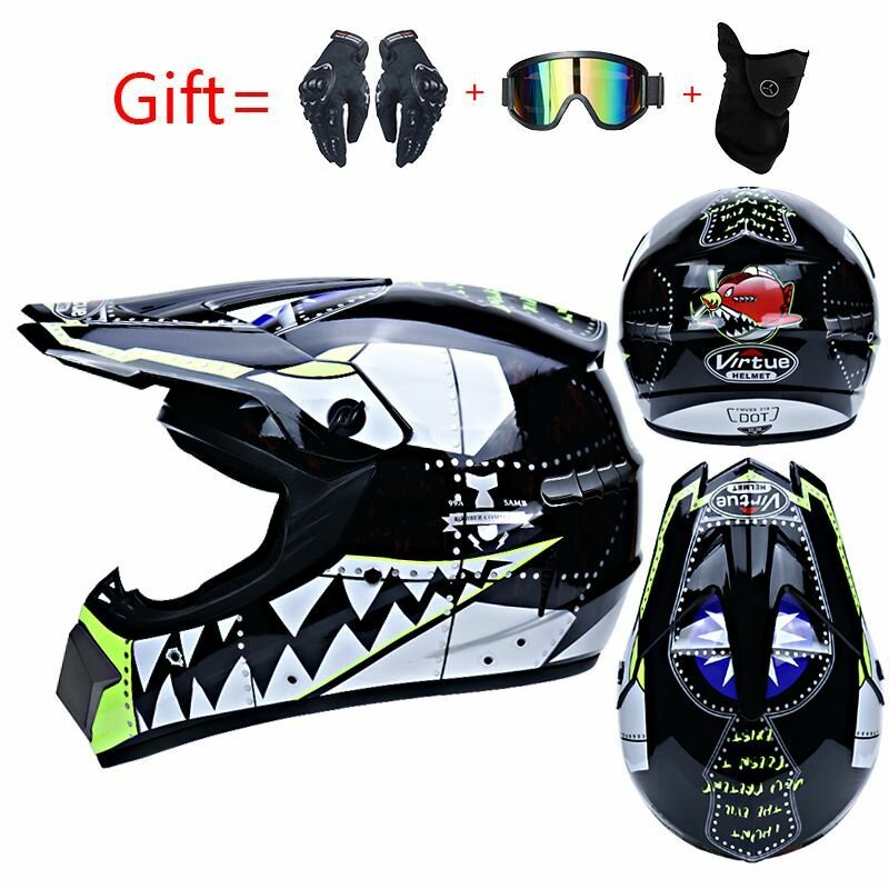 Мотокроссовый и картинг-шлем внедорожного типа из ABS, сертификация DOT — для мотоцикла, гонок, ралли и электромобиля