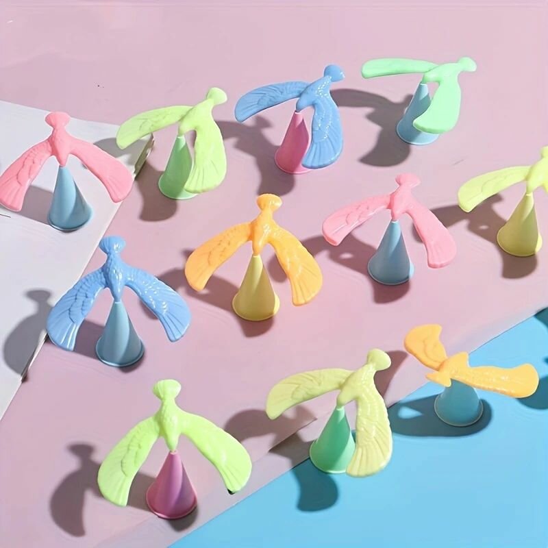 Маленькая скульптура, Детские игрушки, Балансирующие игрушки, Уравновешенный гравитацией орел,20 шт.