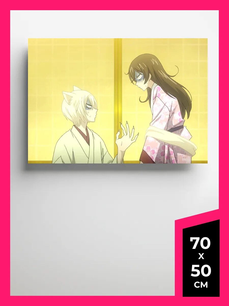 Постер Очень приятно Бог плакат анимэ 34 A5070, матовая фотобумага премиум качества