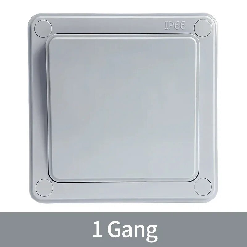 Наружный выключатель IP66 для дома и сада 1-Gang