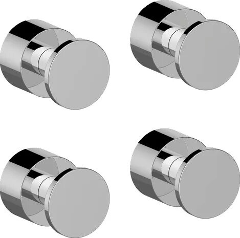 Крючок IDDIS Optima Home HOK4SC0i41 металлический, хром, вешалка для полотенец в ванную